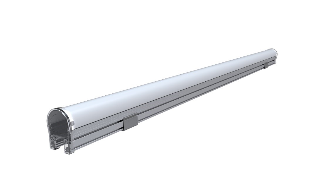 Exterior linear RGBW cove outdoor rated RGBW color mixing cove lighting